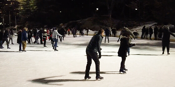 Skating in Wollman Rink in Central Park - The Kent French