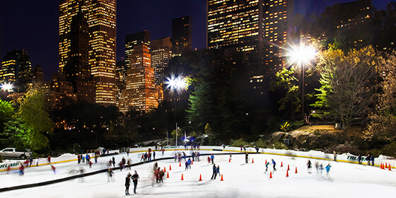 Skating in Wollman Rink in Central Park - The Kent French